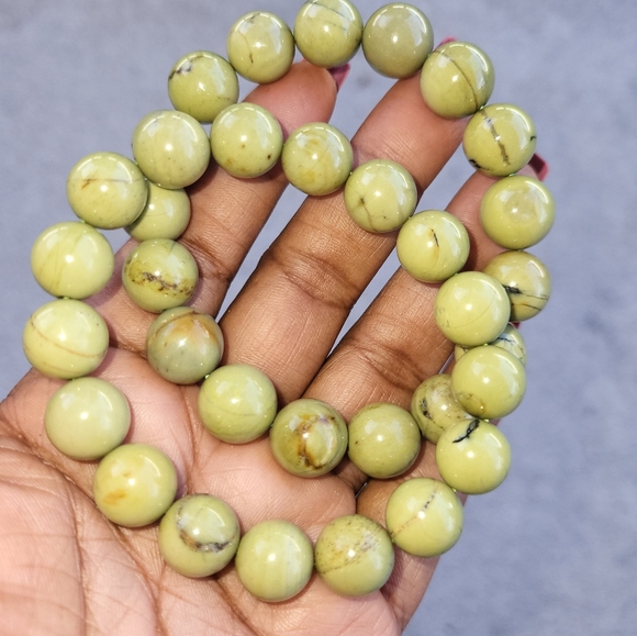Jewelry | Butter Jade Natural Round Gemstone Beads | Poshmark